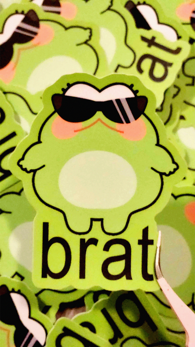 Brat Sticker – Lizbie Cafe