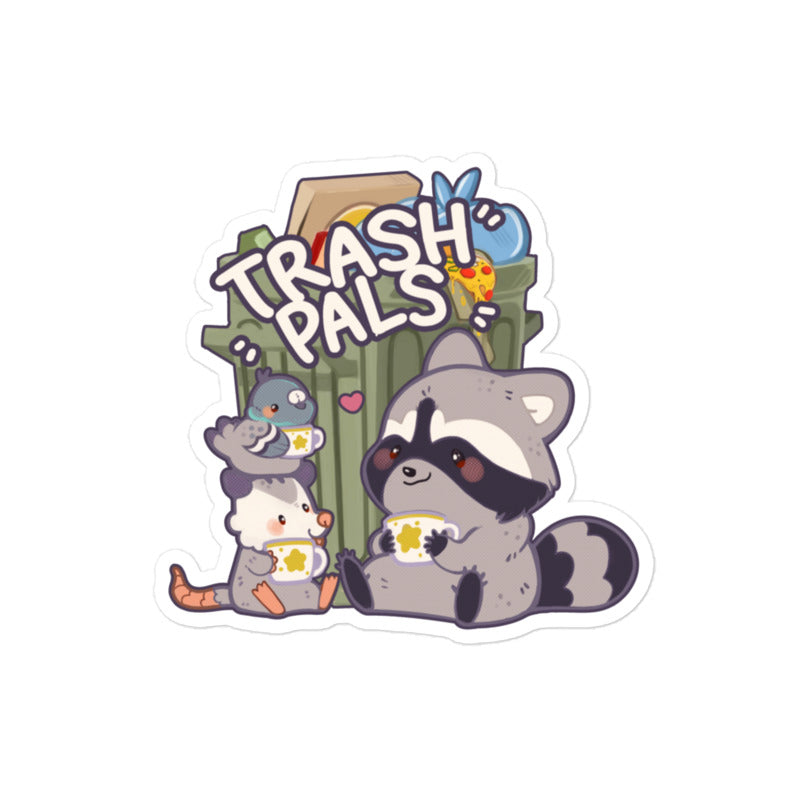 Trash Pals Sticker – Lizbie Cafe