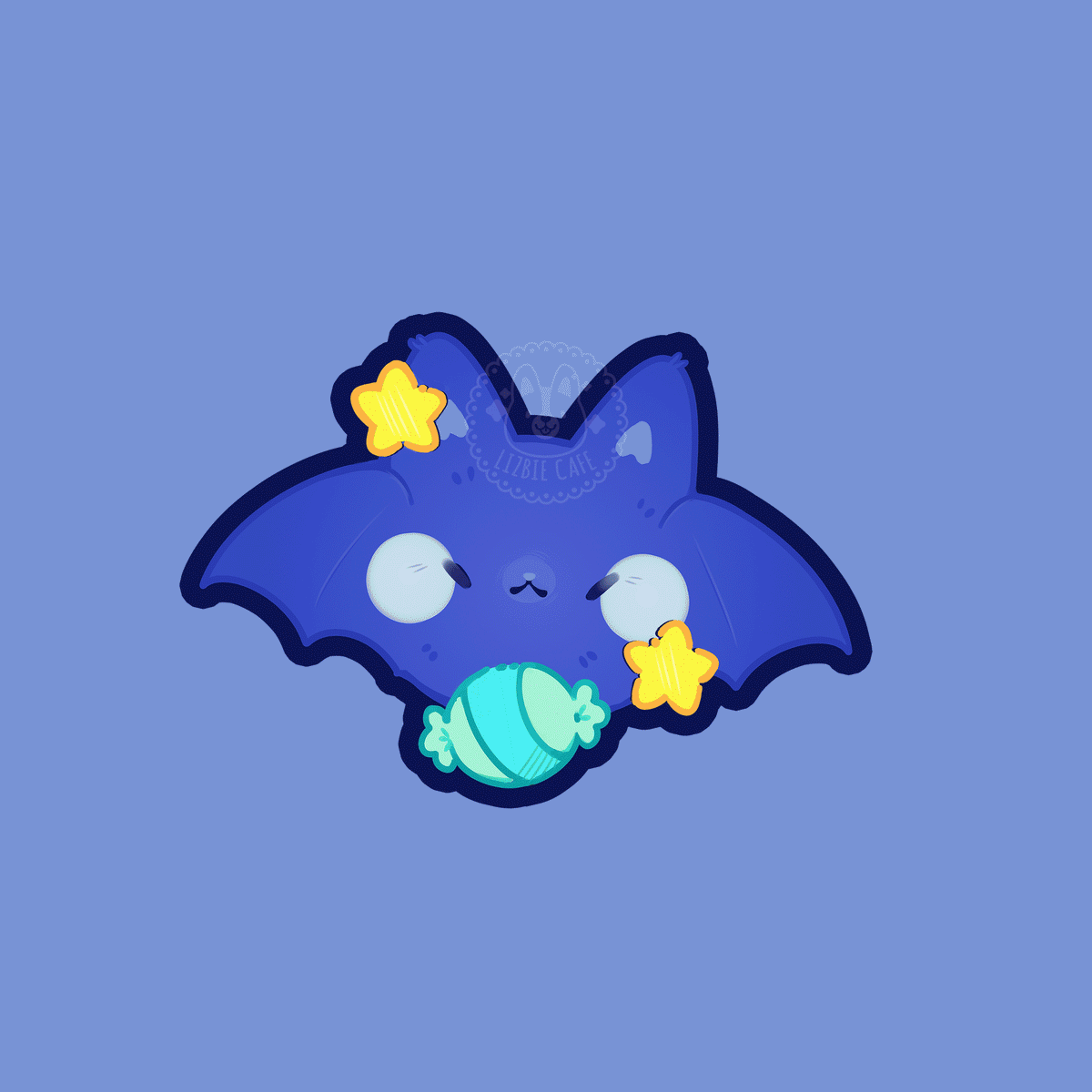 Candy Bat Sticker – Lizbie Cafe